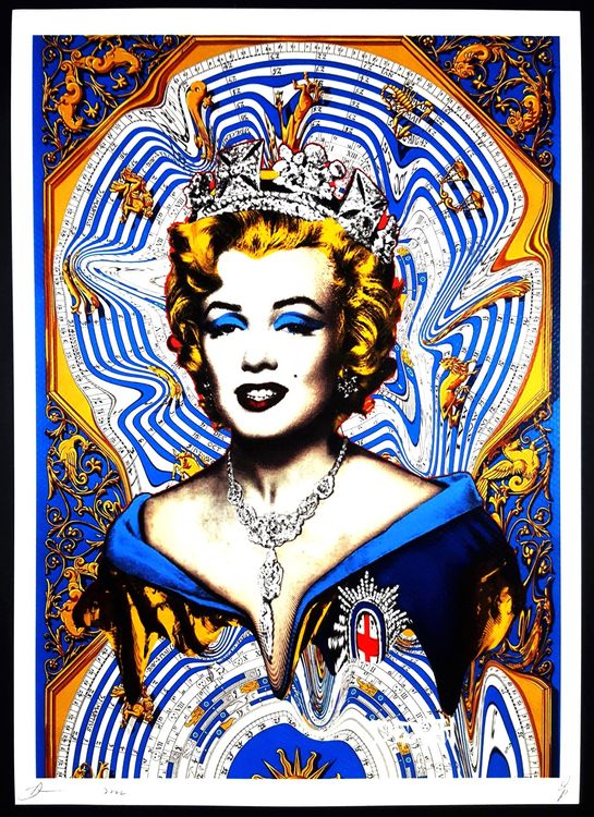 Death NYC Ltd Ed Pop Art Druck " Hermes Queen Marilyn Monroe | Kaufen ...