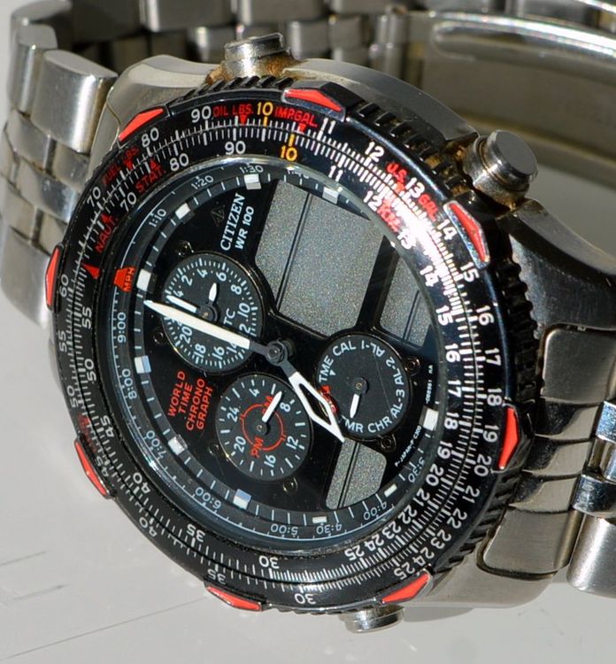 CITIZEN PROMASTER WR 100 C300-E80044 TA World Timer (Gebraucht) in ...