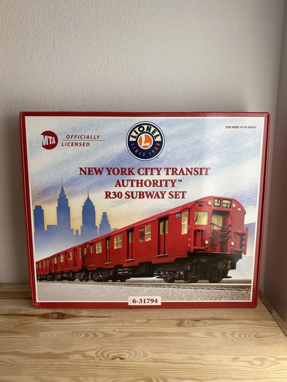 Lionel New York City Transit Authority R30 Subway Set6-31794 | Kaufen ...