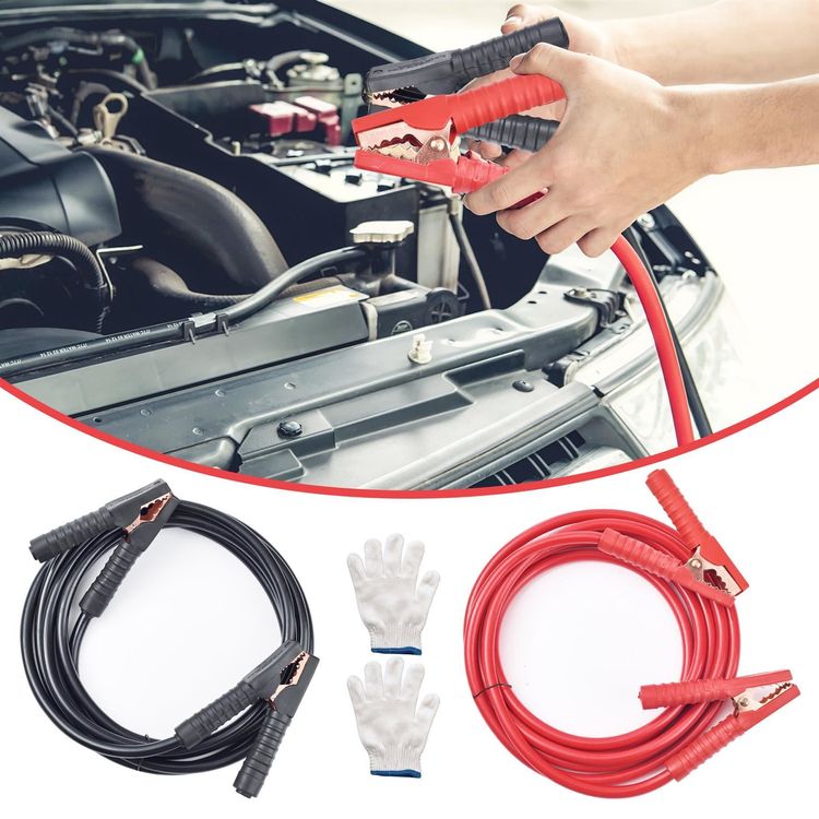 2 x 4m / 25mm 2500amp Starthilfekabel | Kaufen auf Ricardo