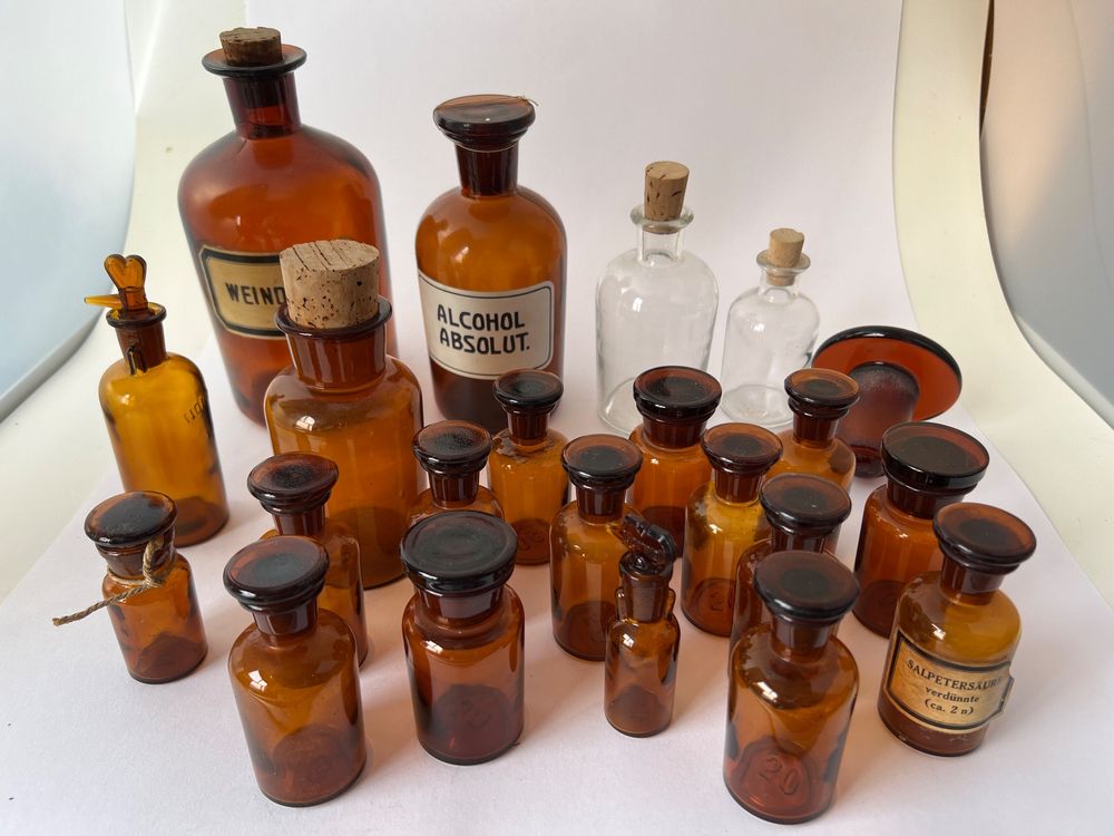 Lot alte / antike APOTHEKERFLASCHEN | Kaufen auf Ricardo