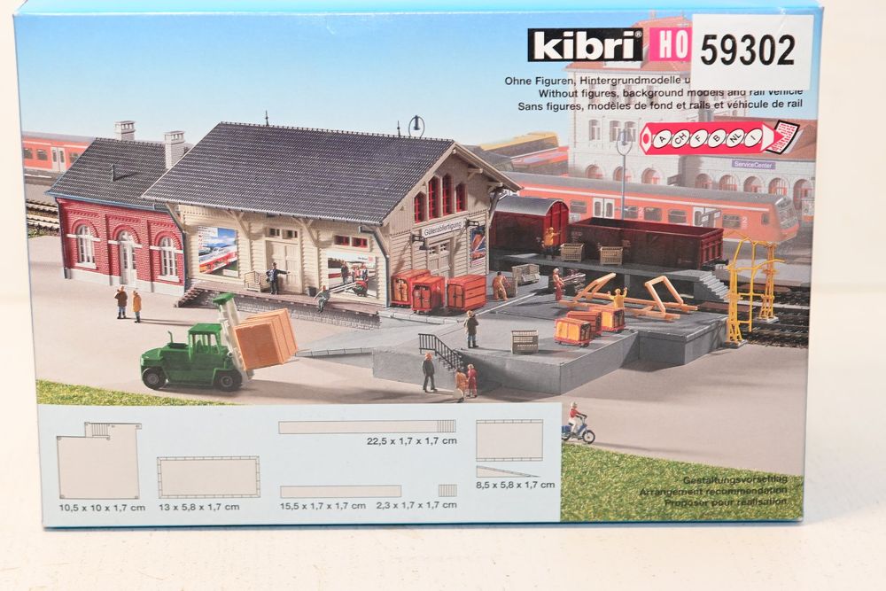 Güterbahnhof Kibri 59302 HO Neu (Neu (gemäss Beschreibung)) in Laupen ...