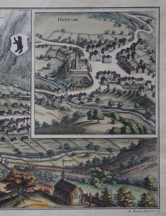 Original Appenzeller Kupferstich. Kol von Matthäus Merian | Kaufen auf ...