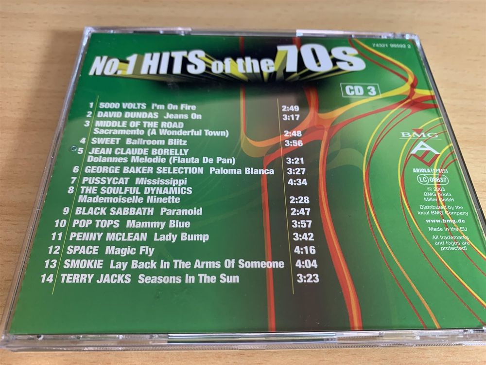Various – No. 1 Hits Of The 70s - 3 CD | Kaufen auf Ricardo
