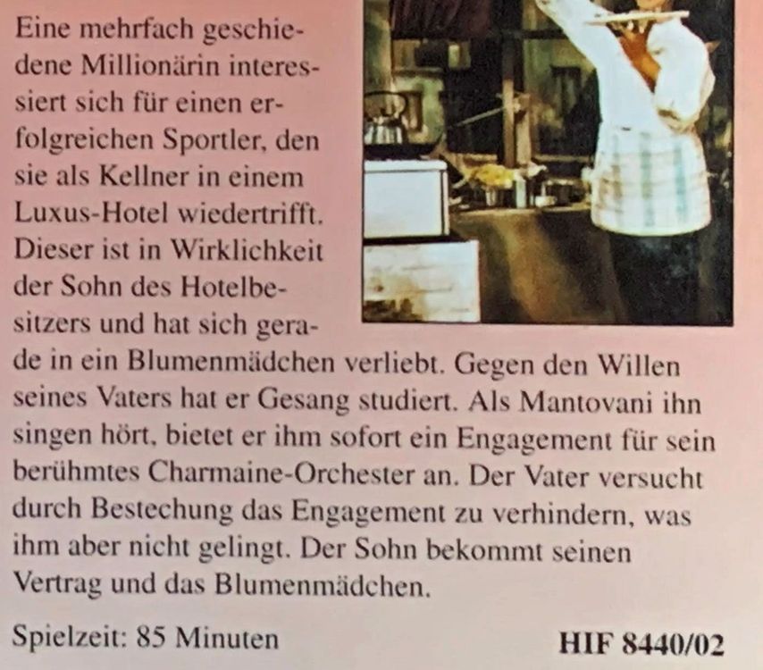 VHS-Kassette - Heimat Melodie (u.a. mit Vico Torriani. 1955) (Gebraucht ...