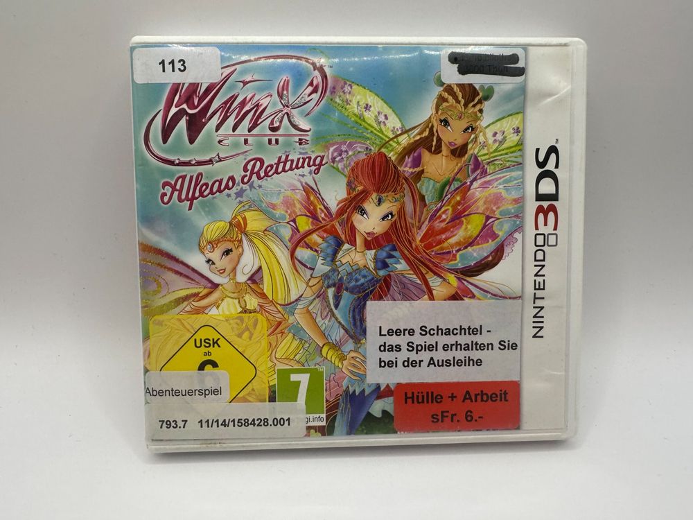 3DS Game, Winx Alfeas Rettung (Gebraucht) in Düdingen für CHF 12.6 ...