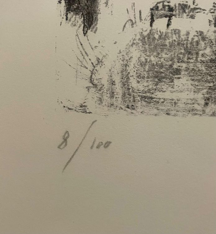 Viktor Surbek 1885-1975 Lithografie Handsigniert nummeriert (Gebraucht) in Root für CHF 5 – mit ...