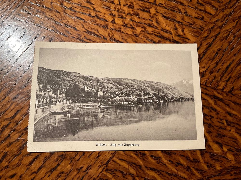3 alte Postkarten von Zug (1931) (Gebraucht) in Jona für CHF 8 – mit ...