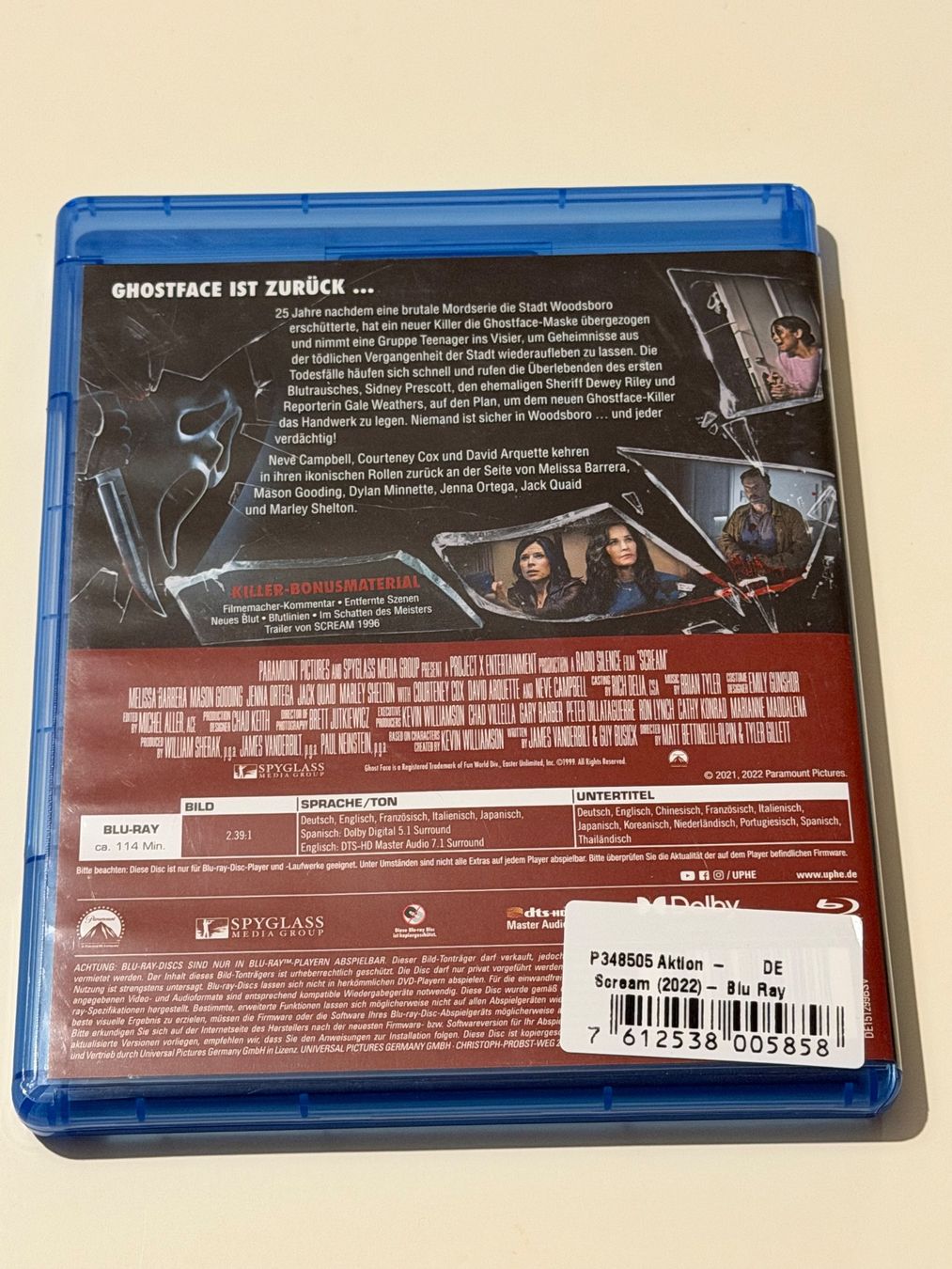 Scream 5 (2022) - Blu-ray - Top Zustand (Neu (gemäss Beschreibung)) in ...