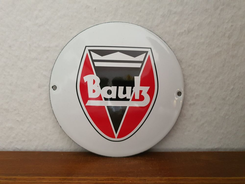 Emailschild Bautz Traktor Logo Emaille Schild Reklame Retro (Neu ...