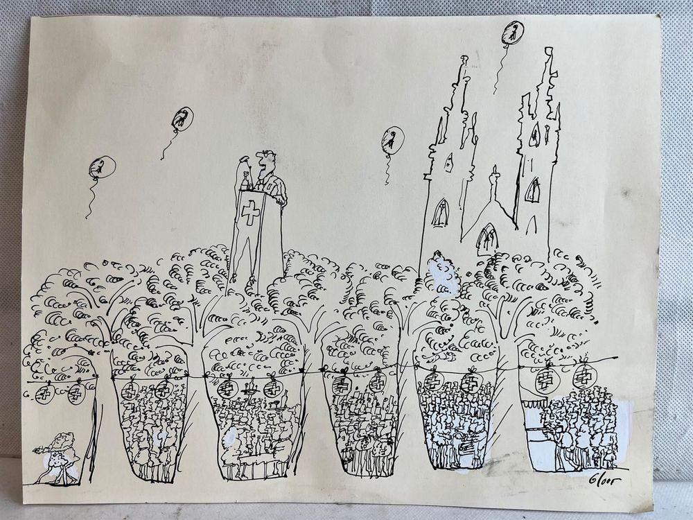 interessant Mischtechnik sig. | Kaufen auf Ricardo