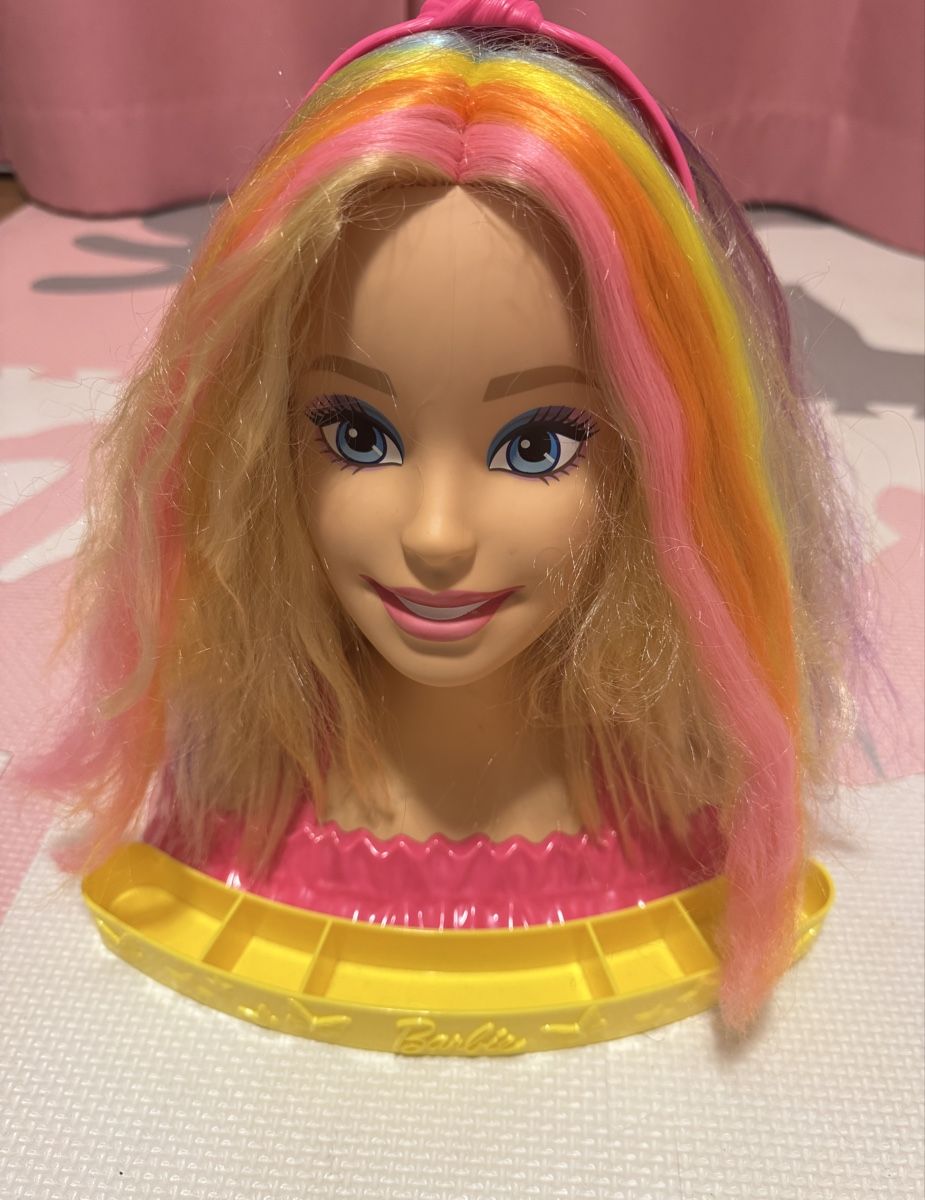 🎀Barbie Styling Head Rainbow Hair🎀 (Gebraucht) in Glattpark(Opfikon ...