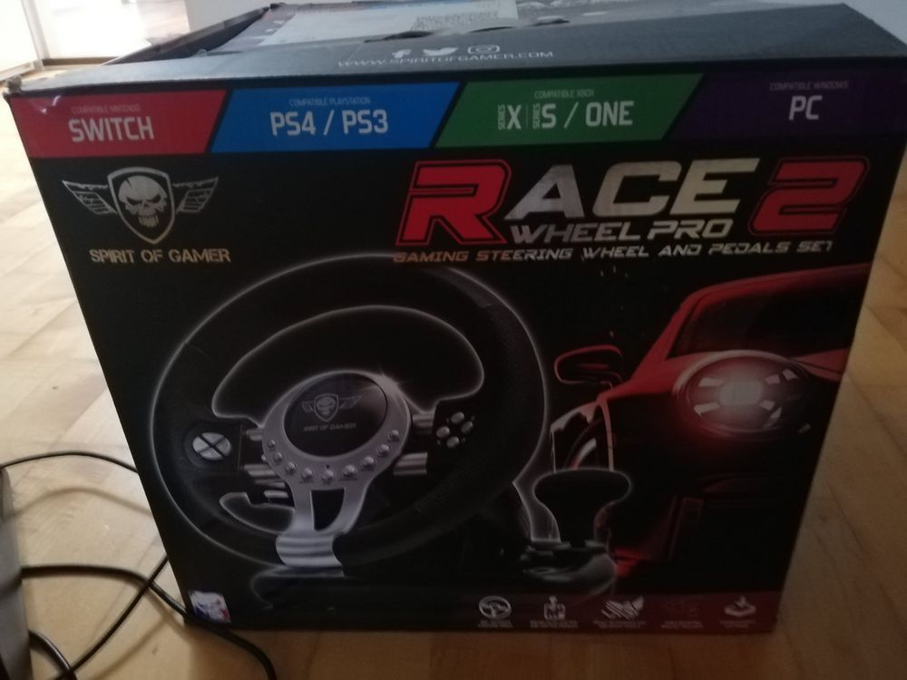 Gaming Steering Lenkrad Gaspedal RACE Wheel Pro 2 (Gebraucht) in Affoltern am Albis für CHF 19 ...