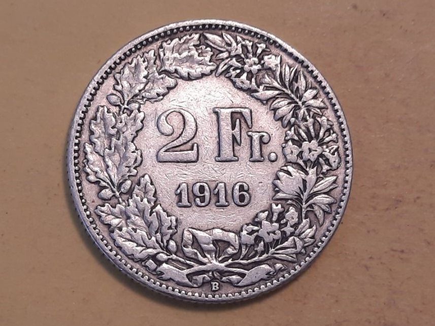 Schweiz 2 Franken 1916 B Silber | Kaufen auf Ricardo