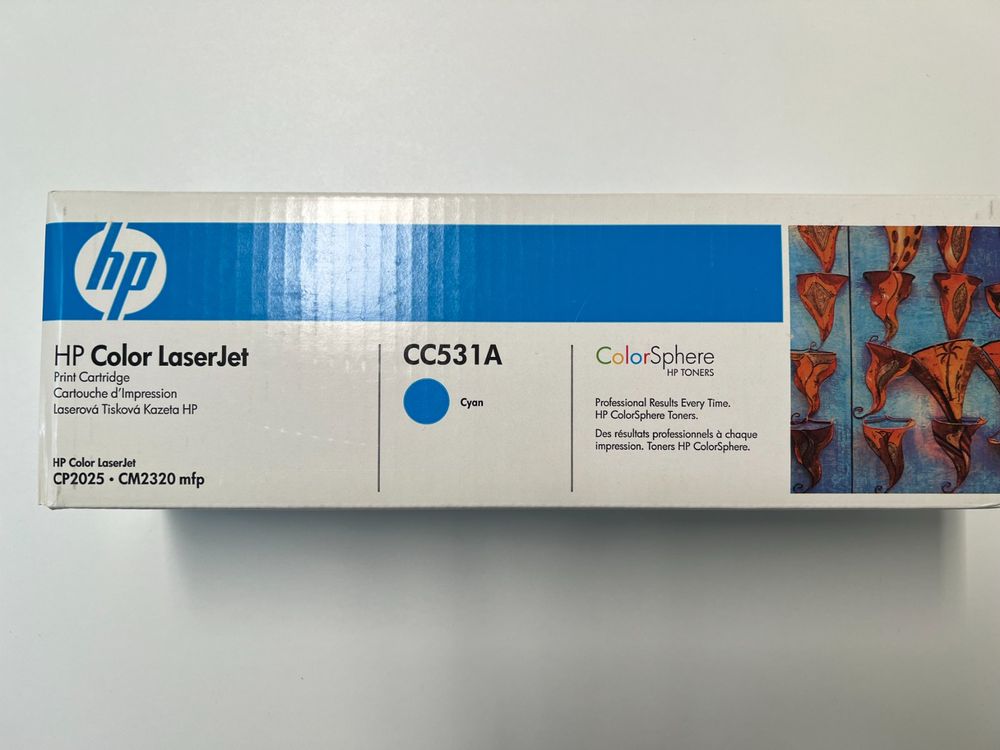 HP Color LaserJet Toner CC531A Cyan | Kaufen auf Ricardo