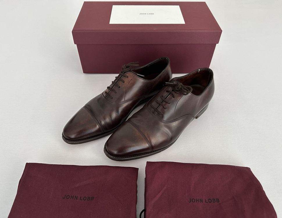 John Lobb City II Oxford Museum Calf Dark Brown (Gebraucht) in ...