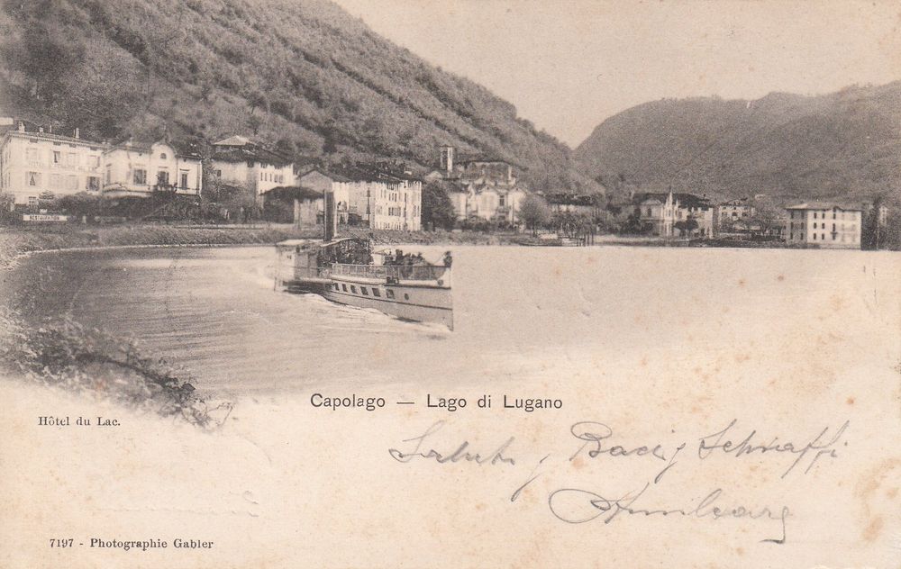 AK Capolago Hôtel du Lac 1904 | Kaufen auf Ricardo