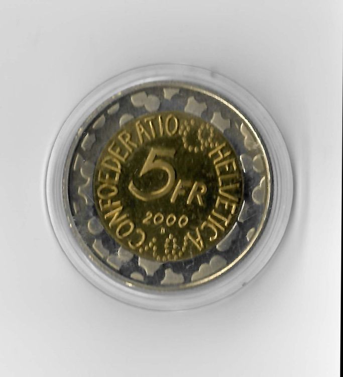 2000 Sonder-Fünfliber Basler Fasnacht_5 Franken (Neu (gemäss Beschreibung)) in Eggersriet für ...