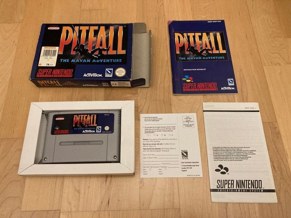Super Nintendo (SNES) Spiel - Pitfall: Mayan Adventure (OVP) (Gebraucht ...