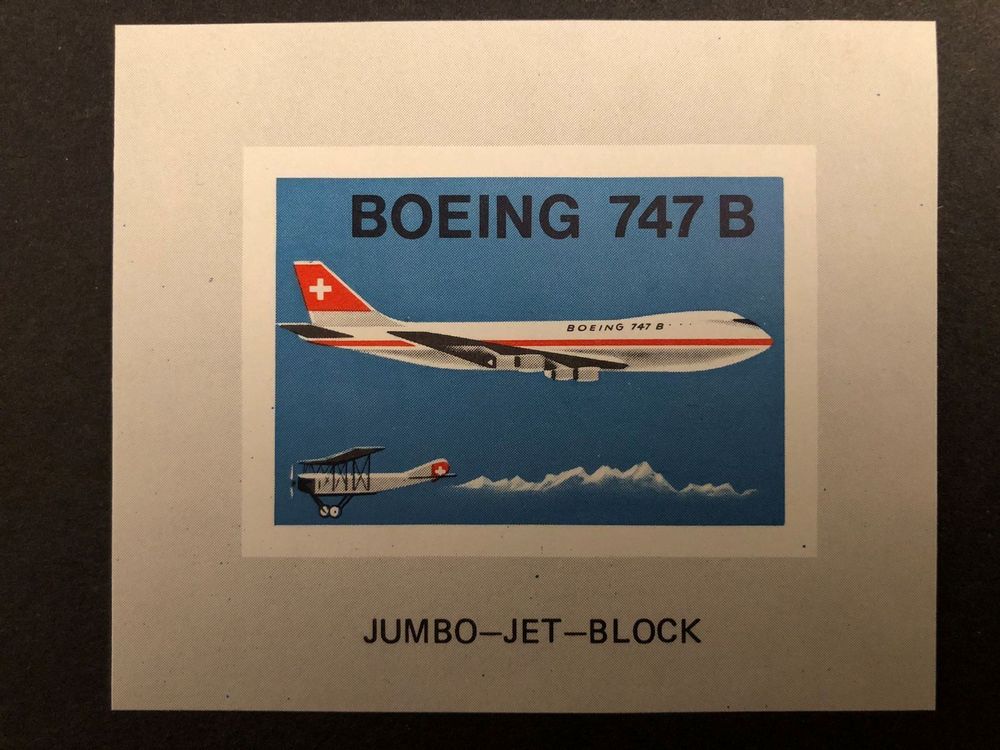 BOING 747 B Jumbo- Jet-Block (Antik) in Zürich für CHF 1 – mit ...