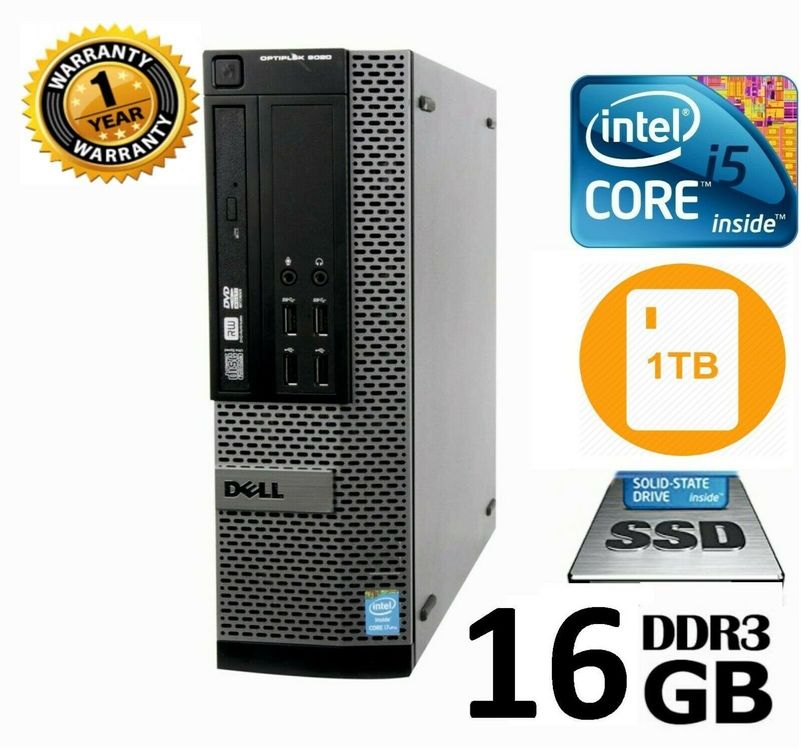 PC Dell OptiPlex 9020 Cpu i5 Ram 16Gb SSD 250 Gb Nvidia 1Gb (Usato) a ...