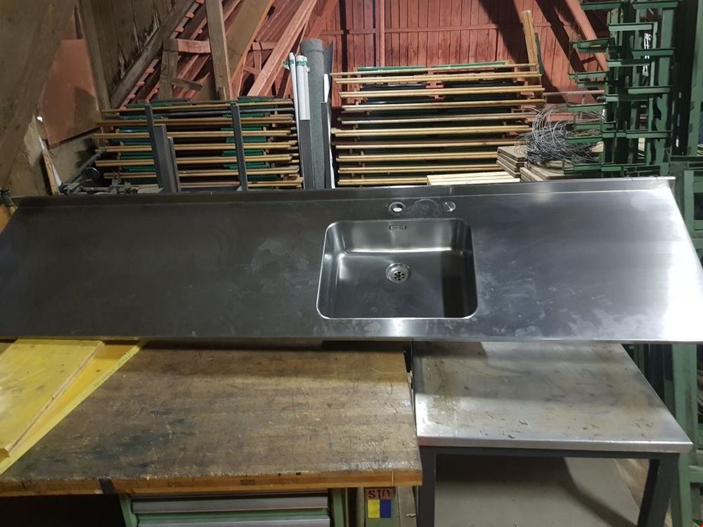INOX Arbeitsplatte mit Spülbecken (Gebraucht) in Liebefeld für CHF 199 ...