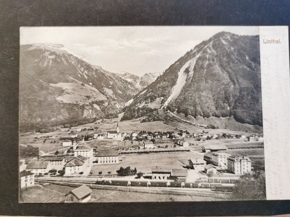 Linthal Glarus Ansichtskarte (Gebraucht) in Rheineck für CHF 8.5 – mit ...