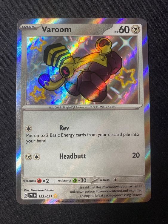 Shiny Varoom 192 - Knattox - Paldean Fates - EN (Neu (gemäss ...
