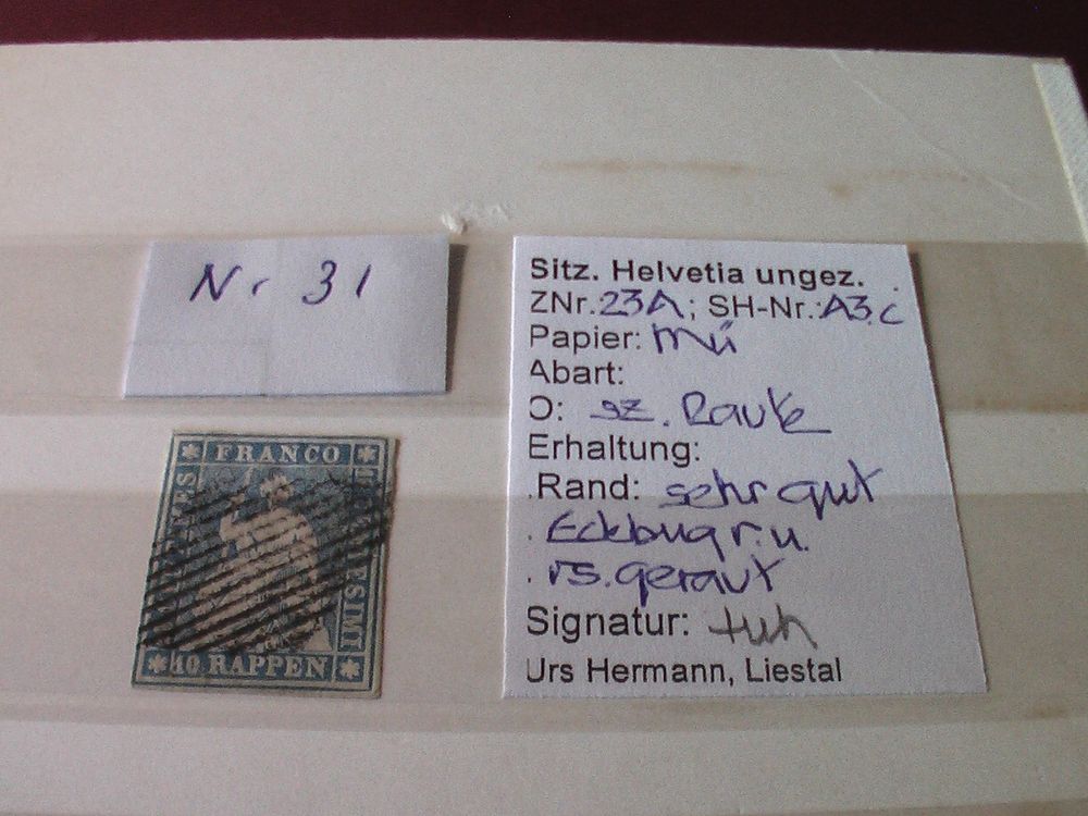 Nr. 31 Strubel 23A SBK 110.-- o geprüft | Kaufen auf Ricardo