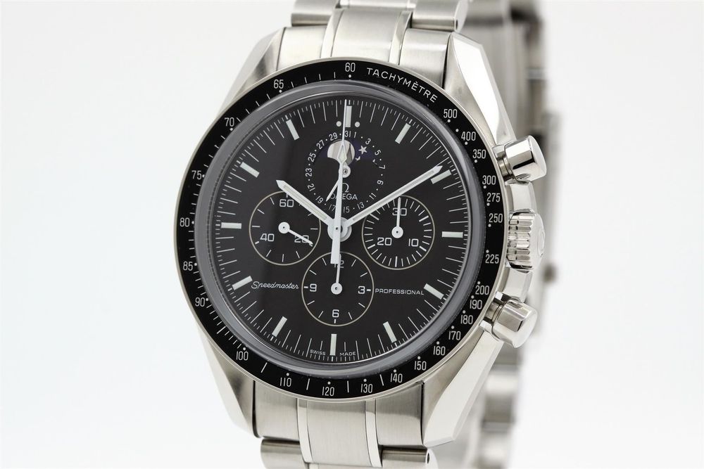 OMEGA Speedmaster Mondphase NEU Ref. 35765000 B&P 2016 *4137 | Kaufen ...
