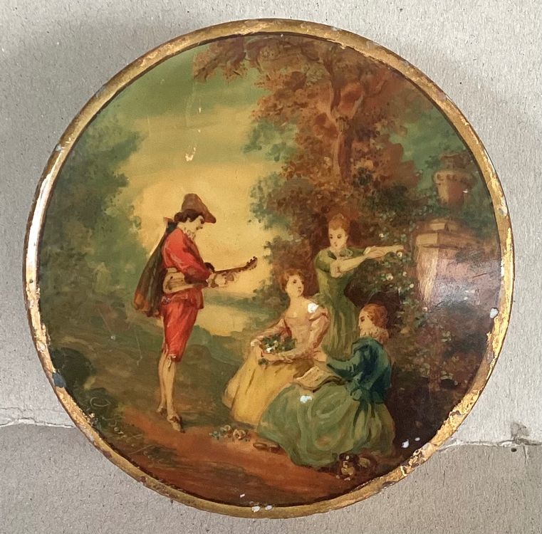 Antike Französische Schatulle mit Malerei (Gebraucht) in Root für CHF 10 – mit Lieferung auf ...