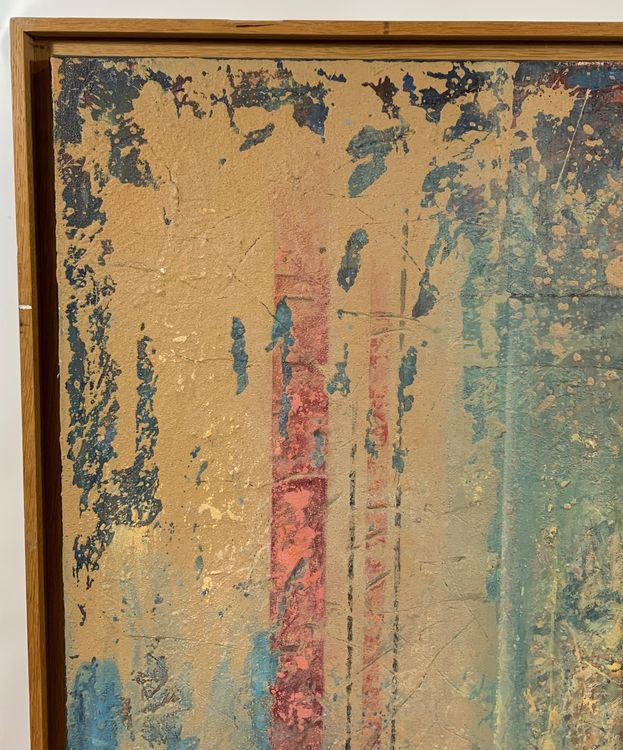 Robert Ferri (1951) grosses Gemälde mit Säule (Gebraucht) in Root für ...