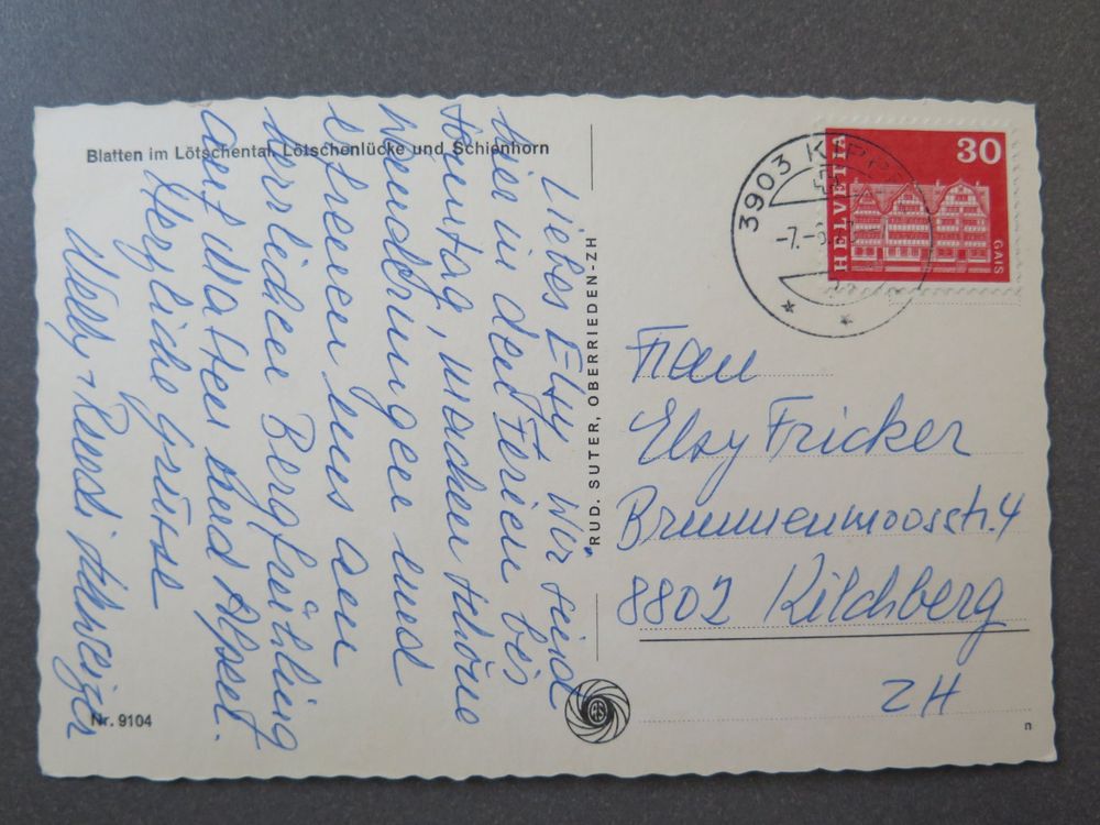 BLATTEN - BLATTEN IM LÖTSCHENTAL - FARB-AK - KLEINFORMAT (Gebraucht) in Wittenbach für CHF 7 ...