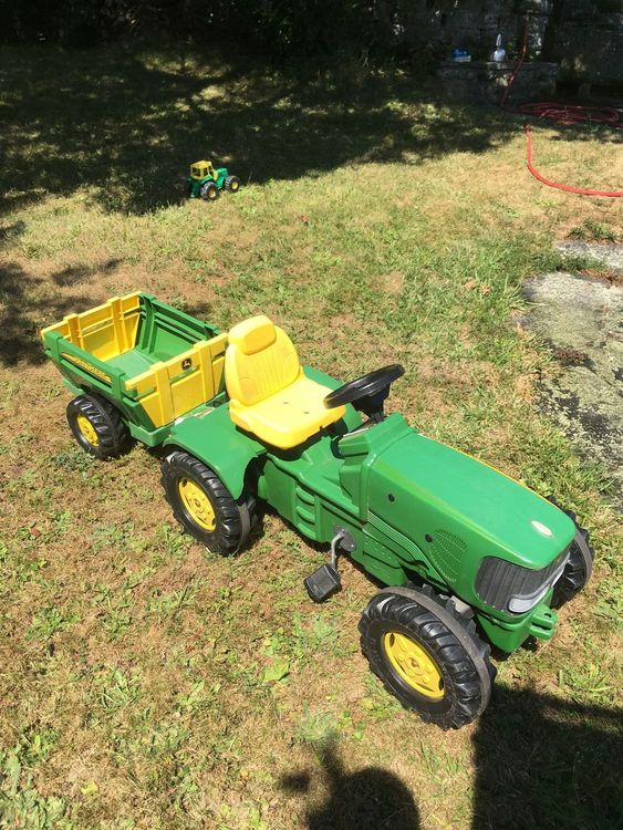 Trampel Traktor John Deere mit Anhenger (Gebraucht) in Ins für CHF 50 ...