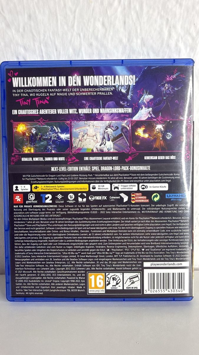 Tiny Tina's Wonderlands - Next Level Edition - PS5 Game 50 (Gebraucht ...