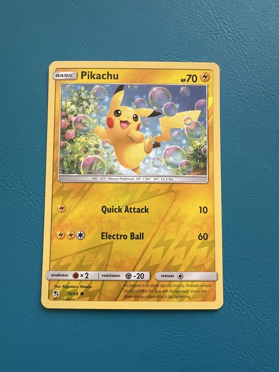 Pokemon Pikachu Reverse Holo 2019 mega schön Fanliebling (Neu (gemäss ...