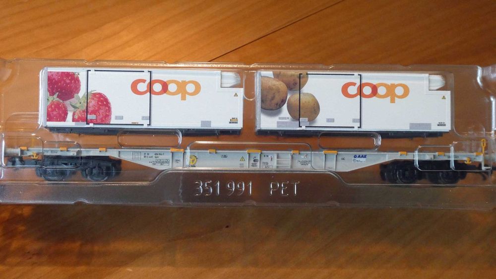 Märklin 47461 - Containertragwagen-Set "Coop" / Epoche VI (Neu und ...