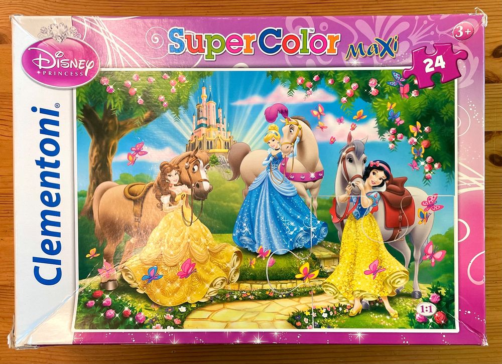 Disney Princess Maxi Puzzle, 24 extra grosse Teile (Gebraucht) in ...