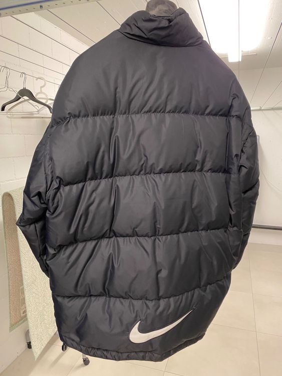 90’s Vintage Nike Puffer Jacke Big Swoosh Gr L (52/56) (Gebraucht) in ...