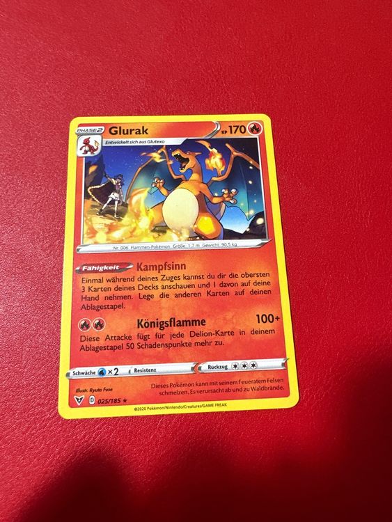 Pokemon Glurak Charizard Rare Top Zustand | Kaufen auf Ricardo