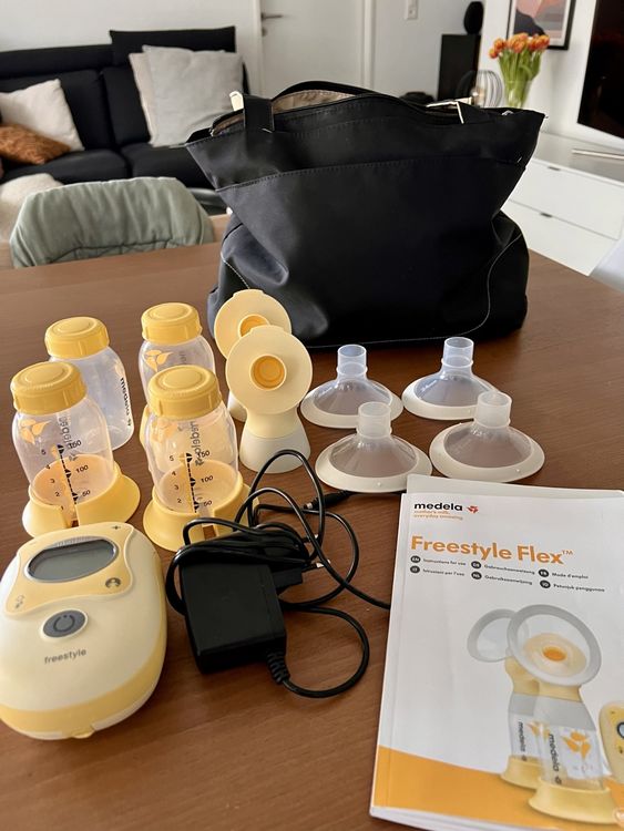 Medela elektrische Doppelmilchpumpe & Handpumpe (Gebraucht) in Fehraltorf für CHF 10 – nur ...