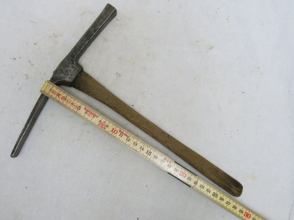 Fund Selten Antik Patina Kurios Hammer Handgeschmiedet (Gebraucht) in ...