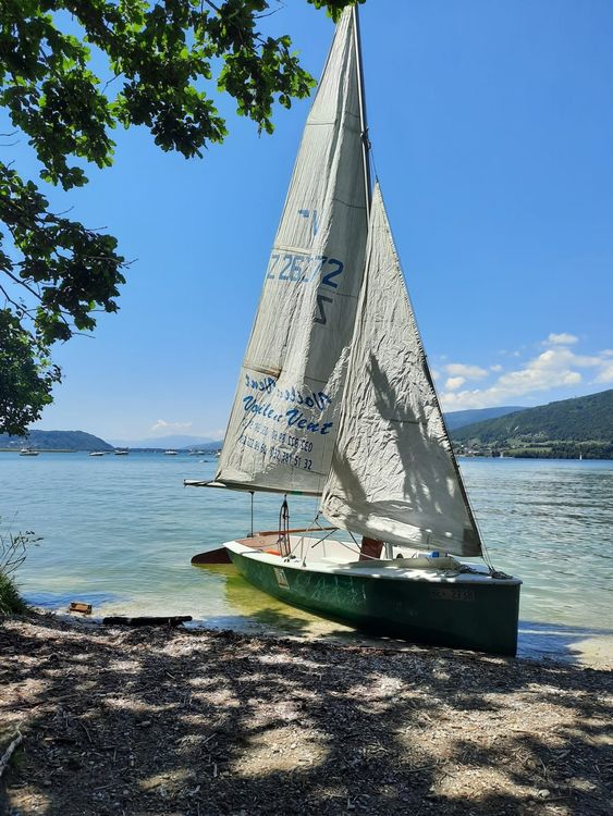 Segelboot/Jolle zu verkaufen mit Trockenplatz am Bielersee (Gebraucht ...