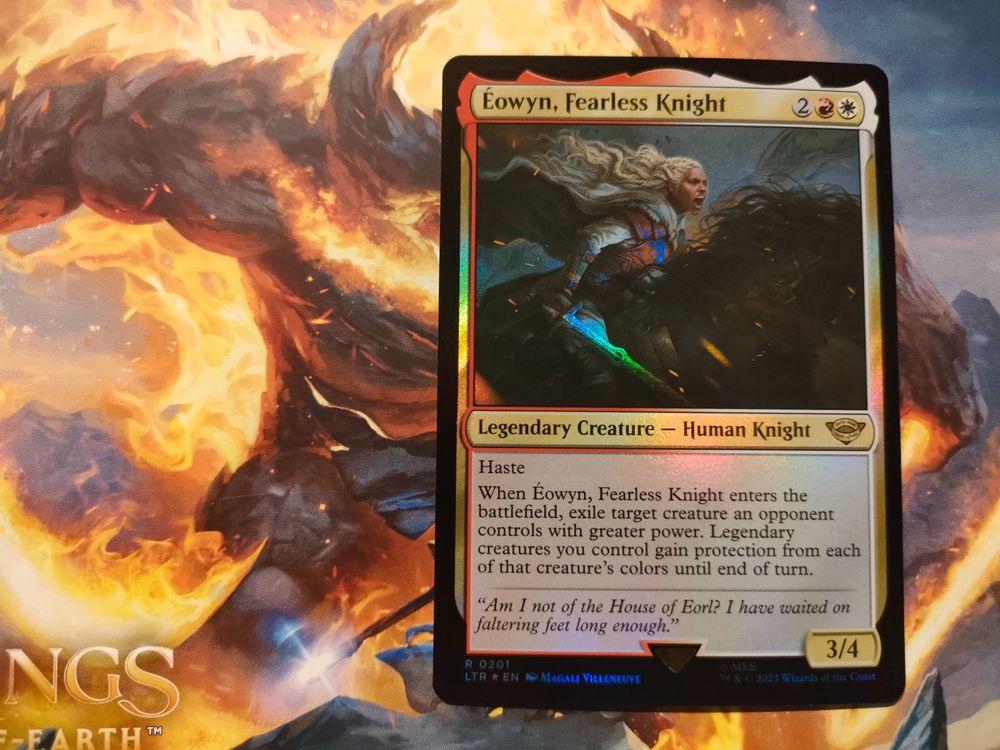 MTG - Éowyn, Fearless Knight - LTR 0201 - Rare - FOIL | Kaufen auf Ricardo