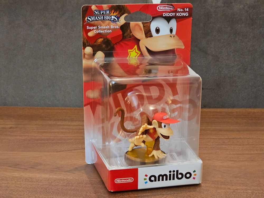 Super Smash Bros. No. 14 - Diddy Kong Amiibo / Neu & OVP (Neu und originalverpackt) in Pfäffikon ...