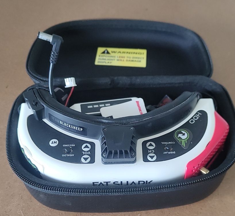 FPV Brille Fat Shark HDO mit Rapidfire | Kaufen auf Ricardo