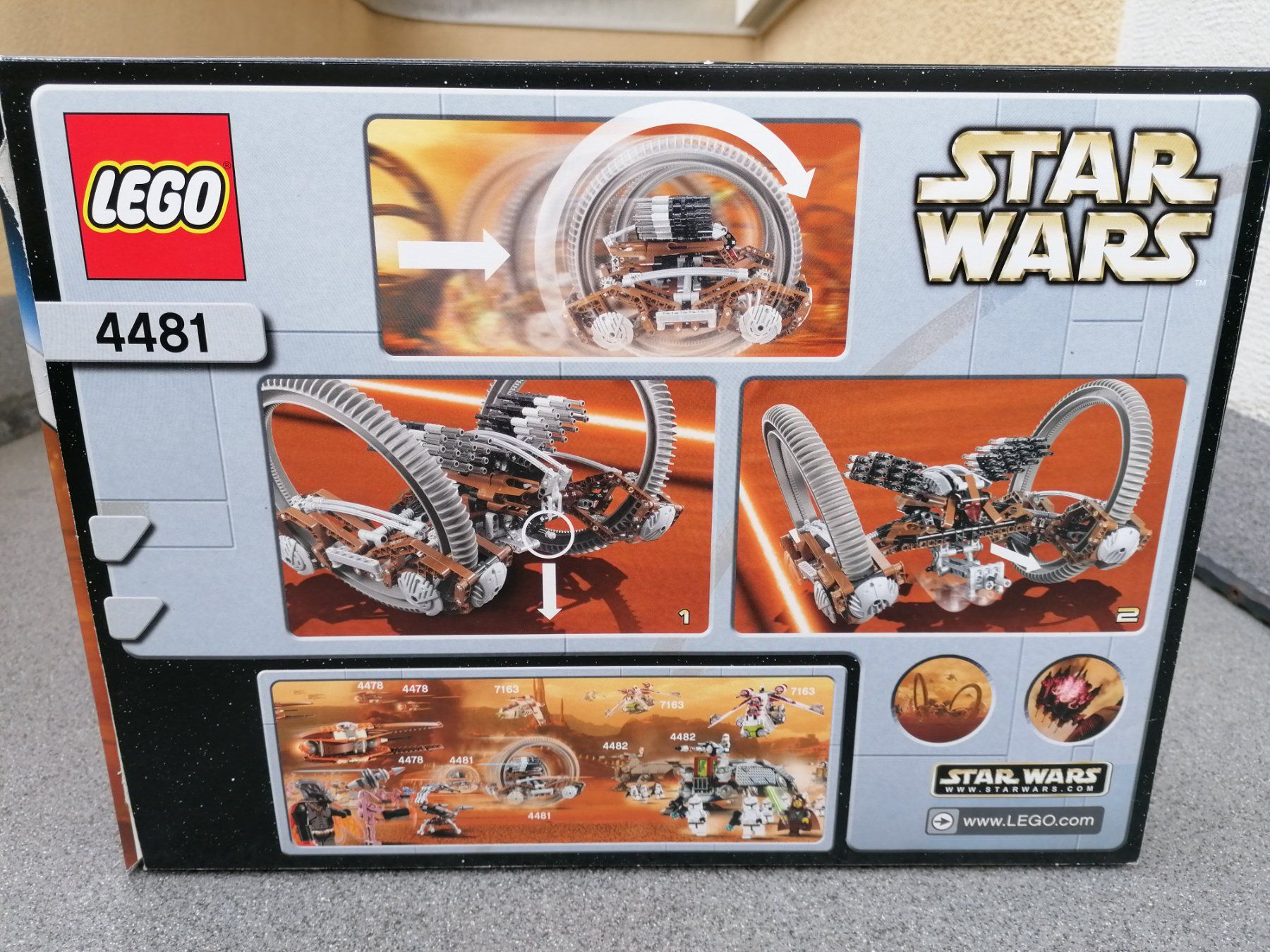 LEGO Star Wars # 4481 LEERE Schachtel Hail Fire (Neu und ...