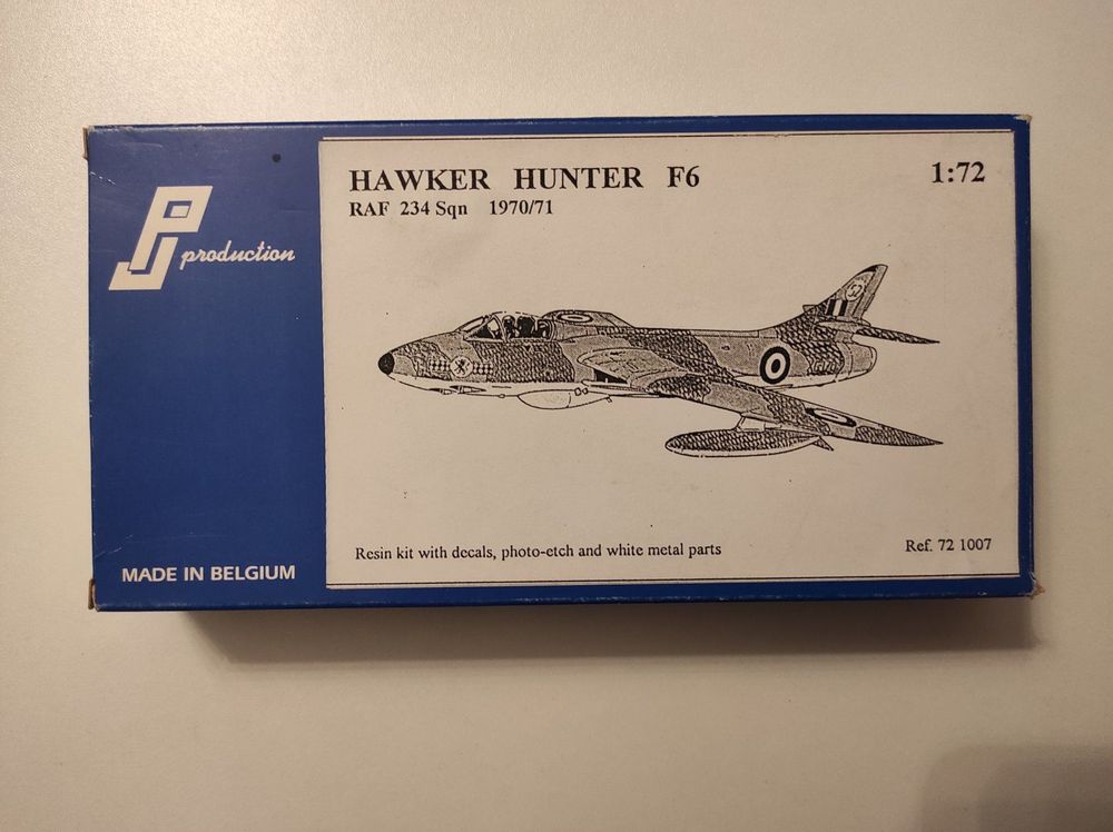 Hawker Hunter F6, RAF 234 Sqn, Resin Bausatz von PJ 1/72 (Neu und ...