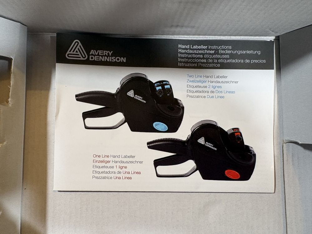 Avery Dennison Handpreisauszeichner CAS1/6 - neuwertig! (54) (Gebraucht ...