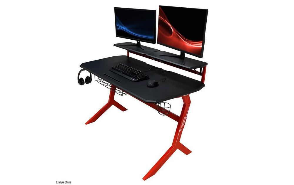 PC Desk - Carbon Fiber - for 2 monitors. Super Stable. (Gebraucht) in ...